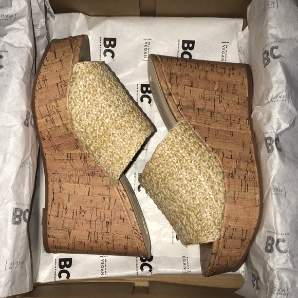 BC Footwear | Shoes | Bc Natural Raffia Platform Wedges | Poshmark
